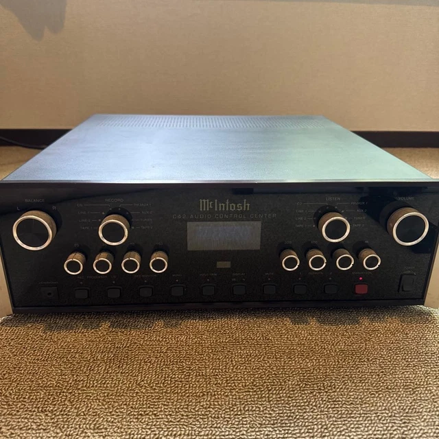 PRÉAMPLIFICATEUR DE CONTRÔLE McIntosh C42 avec télécommande 8 bandes EQ ...