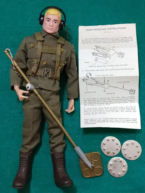 VINTAGE ACTION MAN Palitoy 1960's Mine Detection Dressed Figure £175.00 ...