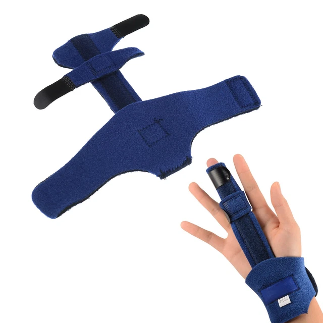 FINGER EXTENSION SPLINT Trigger Pain Relief Hand Orthotics Brace ...