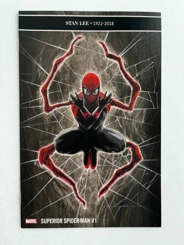 SUPERIOR SPIDER-MAN #1 Stan Lee Tribute Marvel 2018 hi grade spider ...