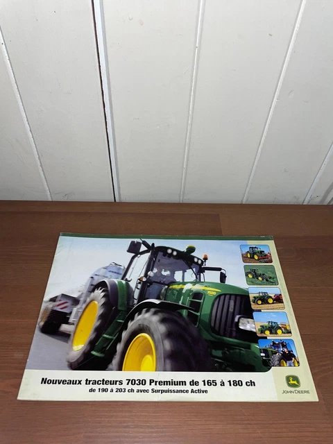 BROCHURE PROSPEKT PROSPECTUS TRACTEUR JOHN DEERE 7030 PREMIUM-fendt-claas-someca EUR 5,99 ...