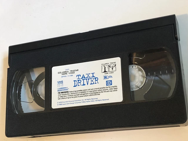 TAXI DRIVER VHS Tape Robert Deniro Jodie Foster Albert Brooks S1A EUR 4 ...