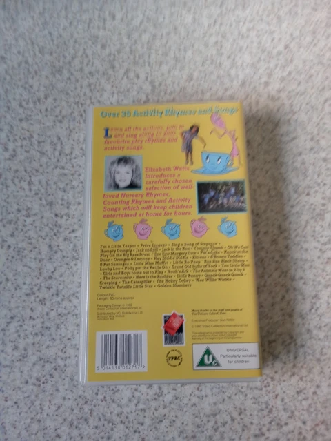 I'M A LITTLE TEAPOT 35 ACTIVITY RHYMES ELIZABETH WATTS PAL VHS Video ...