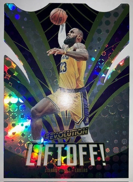 LEBRON JAMES 2023/24 Panini Revolution Lift Off Die Cut Insert #1 ...