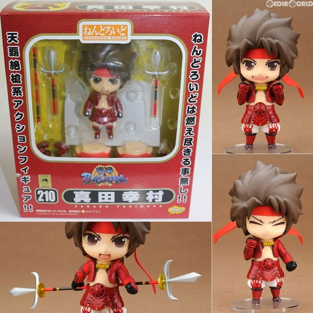 SENGOKU BASARA NENDOROID 210 Yukimura Sanada PVC Rojo Figura De Acción ...