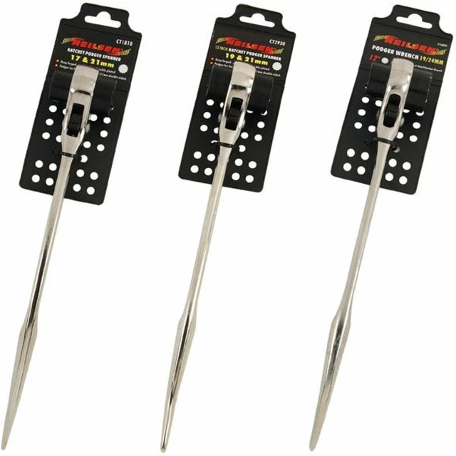 NEILSEN RATCHET PODGER Steel Erecting scaffold Scaffolding Spanner 17mm ...
