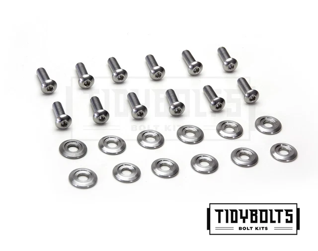 FORD MUSTANG 1964 -1970 Tidy Bolts Guard Fender Ss Finishing Washers ...