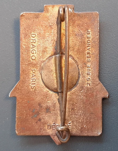 INSIGNE 3° DIC Indochine Artillerie Divisionnaire Coloniale ORIGINAL Drago Bér. EUR 39,99 ...