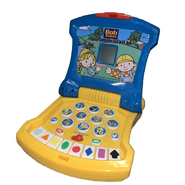 BOB THE BUILDER Learning Laptop Vintage Bob The Builder Computer RARE ...