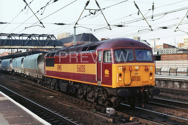 CLASS 56 56038 through doncaster 20-03-00 photograph 6x4 photo print £1 ...