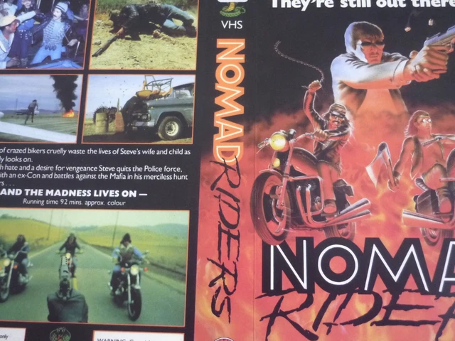 REPLACEMENT VHS VIDEO Sleeve Cover & Case BOX NOMAD RIDERS MEDUSA 1985 ...
