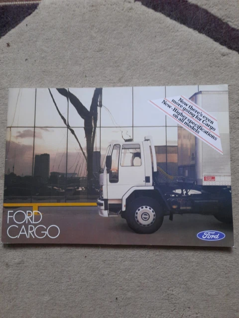FORD CARGO MK1 RIGID TRUCK & TRACTOR UNIT ORIGINAL 1983 FACTORY SALES ...