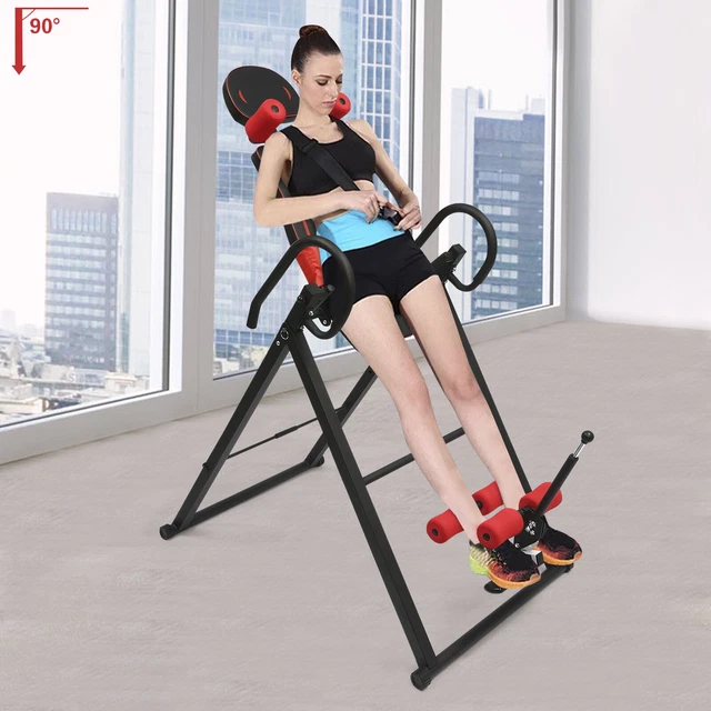 INVERSION TABLE FOR Gravity Hang - Foldable & Heavy Duty for Back Pain ...