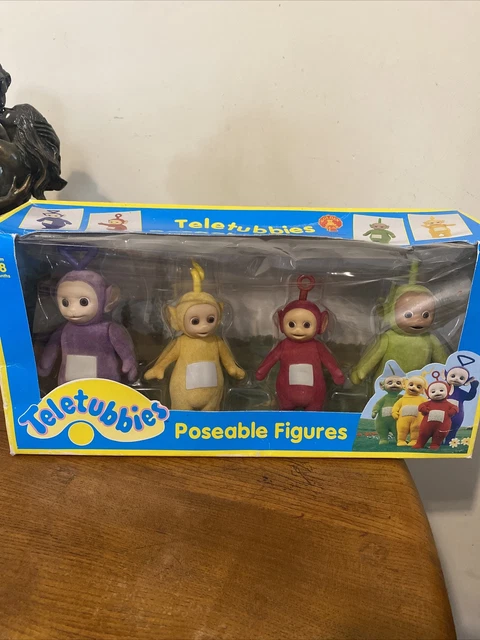 TELETUBBIES ORIGINAL VINTAGE 1996 Poseable Figures - NEW - BOXED £30.00 ...