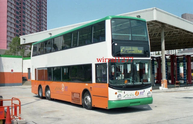 ORIGINAL BUS PHOTOGRAPHIC negative New World First Bus Trident 5042 ...