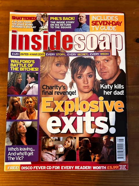 INSIDE SOAP 26/2/2005 ANNE KIRKBRIDE Kylie Minogue RICKY GROVES Jake ...