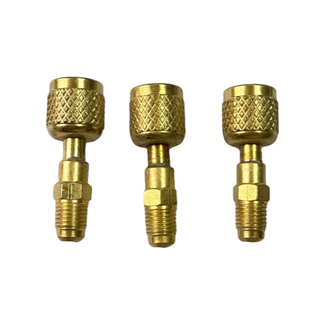 BRASSY INTERNAL ADAPTER for R32 and R454B with 1/4 Inch SAE Connection ...