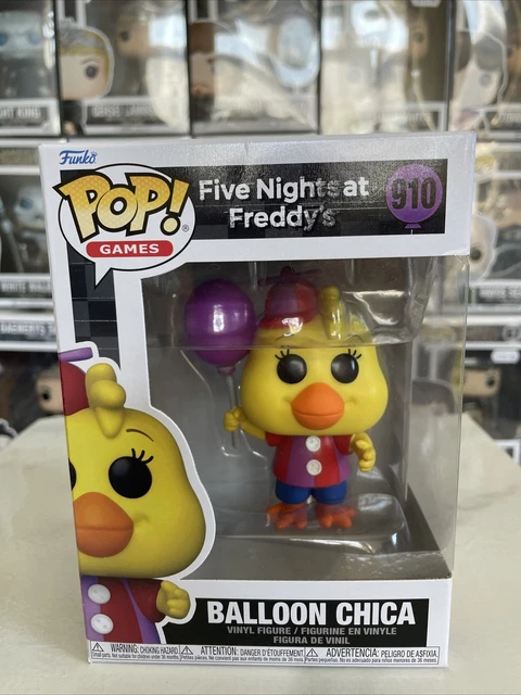 BALLOON CHICA #910 Five Nights at Freddy's Pop Games Vinyl Figure Funko ...