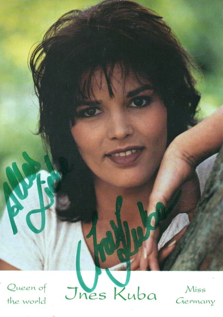 AUTOGRAMM - INES Kuba (Miss Germany) EUR 5,95 - PicClick DE