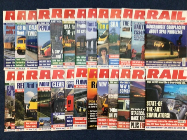 RAIL MAGAZINE 2001 Editions issues #400 - 425 joblot 26 copies EUR 7,90 ...