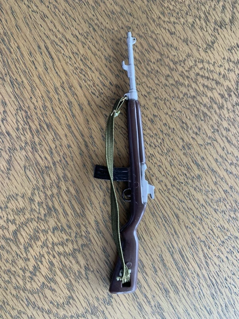 VINTAGE ACTION MAN 1st issue US Marine Paratrooper MP Carbine Gun with ...