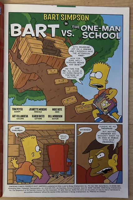 SIMPSONS COMICS PRESENTS Bart Simpson Best In The West 23; Groening Ho ...