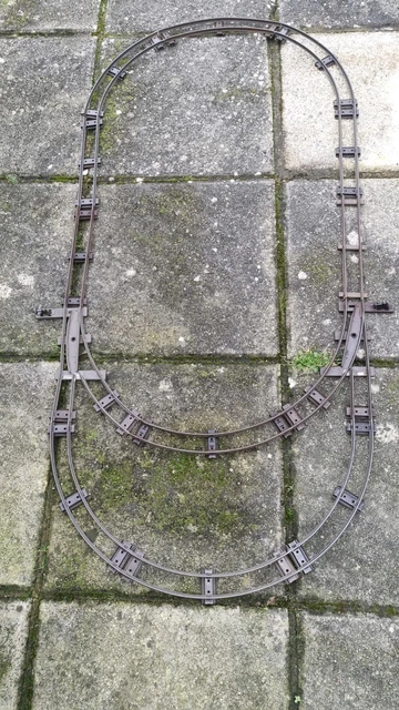 HORNBY O GAUGE Track Layout- Standard 1ft Radius Oval Layout With 2nd ...