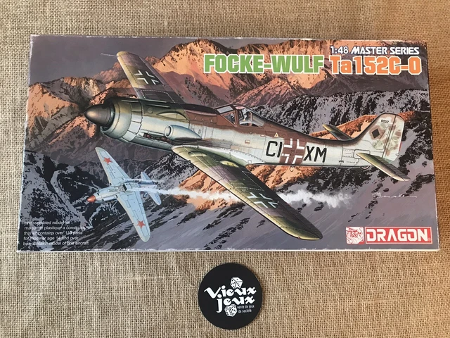MAQUETTE AVION MILITAIRE Focke-wulf Ta152c-0 1:48 Neuf Dragon EUR 25,83 ...