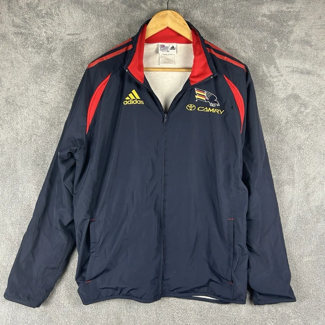 VINTAGE ADELAIDE CROWS Football Club Adidas Tracksuit Jacket AFL Medium ...