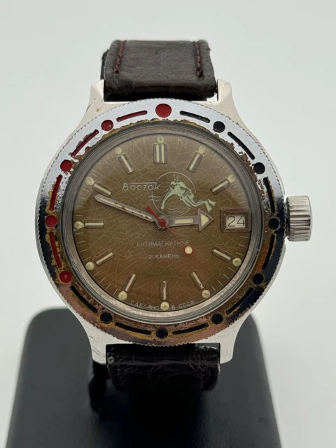 VOSTOK KOMANDIRSKIE AMPHIBIA Vintage Automatik CCCP EUR 266,25 ...