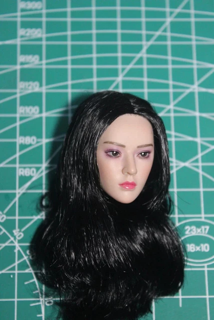 1/6 SCALE FEMALE Soldier Figure Head Sculpture Model for 12" Action ...