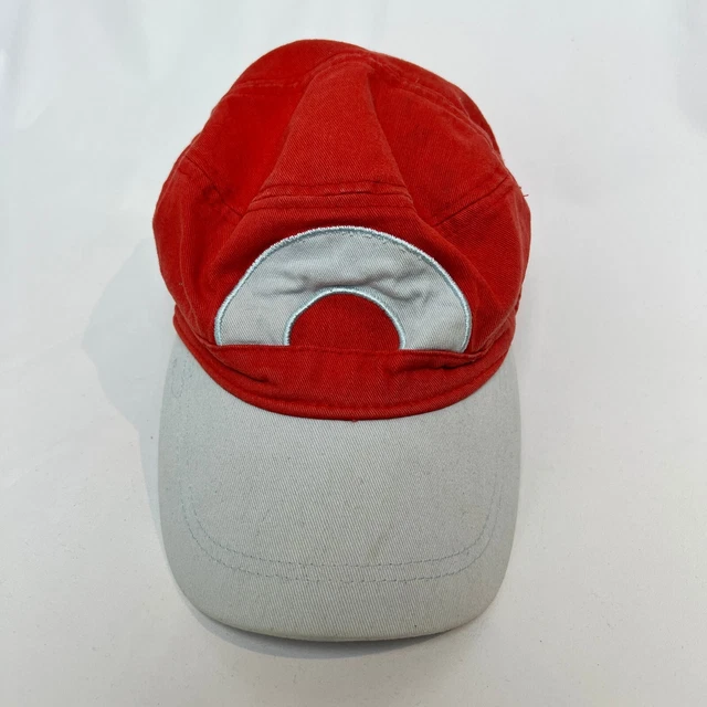 POKEMON ASH KETCHUM Hat Cap Gen 7 Army Style 2017 XY RARE Adjustable ...