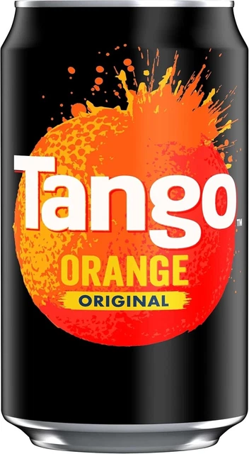 TANGO ORANGE ORIGINAL 24 x 330ml Drink Cans Bold Fizzy Soft Drink £20. ...
