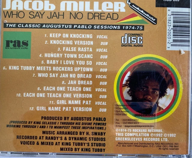 JACOB MILLER - Who Say Jah No Dread CD 1992 Greensleeves Exc Cond! EUR ...