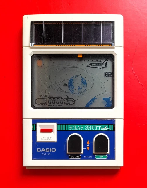 CASIO CG-10 SOLAR SHUTTLE (JAPAN 1982) Solaire, TTBE, voir "Game ...