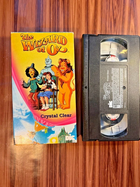 THE WIZARD OF Oz Crystal Clear VHS Full Screen 1990 DIC Animation ...