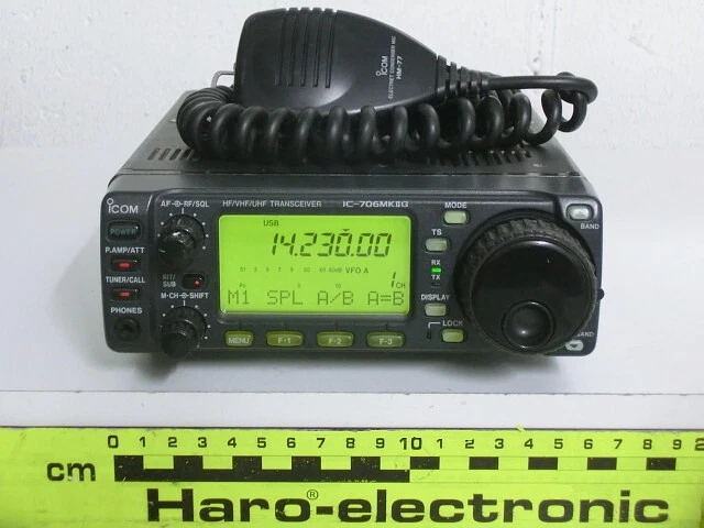 ICOM IC-706MKIIG 2M/70CM/HF Allmode-Mobiltransceiver [617] (teildefekt ...