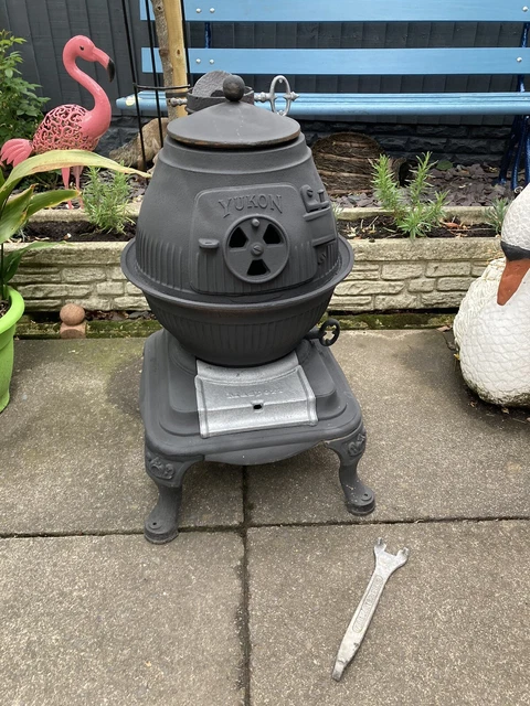 SMALL YUKON MASPORT Pot Belly Wood Burning Stove - Log Burner £225.00 ...