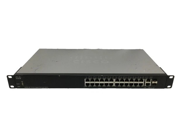 CISCO SG250-26P 26-PORT Gigabit PoE Smart Switch see description. No ...