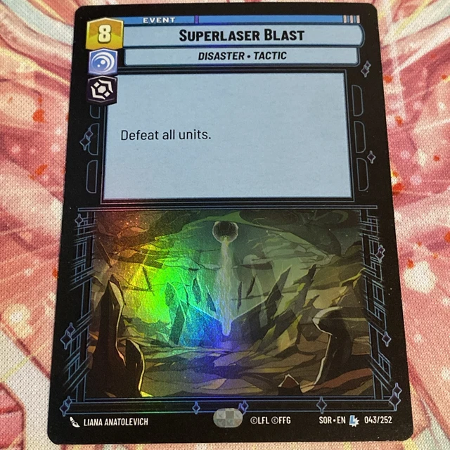 STAR WARS UNLIMITED - Super Laser Blast FOIL - 043/252 (Leggendario ...