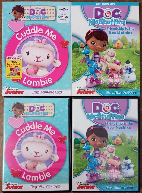 DISNEY JR DVD Lot Doc McStuffins Friendship Best Medicine & Cuddle Me ...