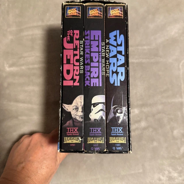 STAR WARS TRILOGY VHS Box Set THX Original Theatrical Versions £40.80 ...
