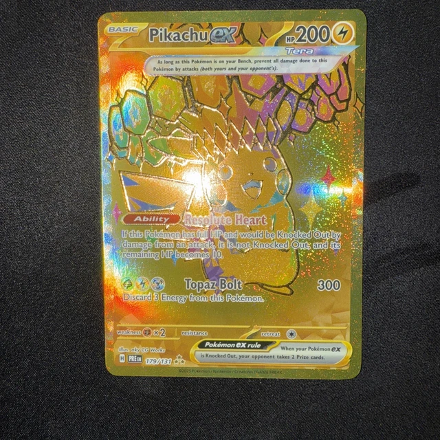POKÉMON TCG - 179/131 Pikachu Ex - Prismatic Evolutions - Hyper Rare £ ...