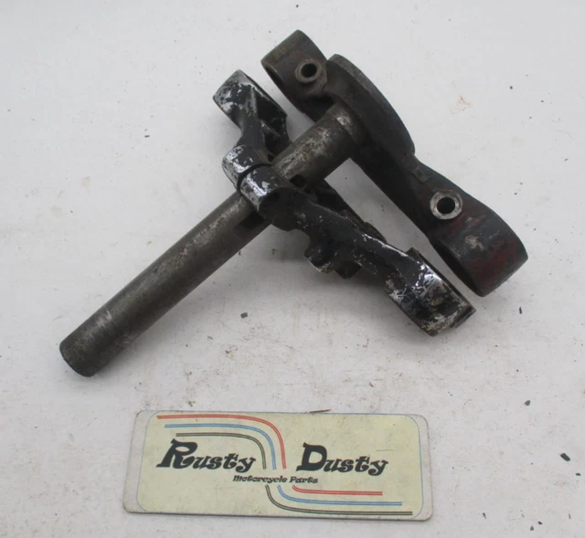 VINTAGE BSA / Triumph Pre Unit Steering Stem Front Fork Triple Tree No ...