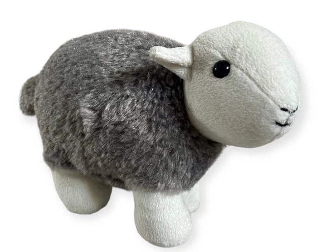 HERDY HERDWICK GREY Sheep Lamb 8" Soft Toy Plush Comforter Cuddly Farm ...