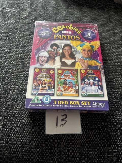 BBC CBEEBIES PANTOS dvd new sealed Contains 3 Pantos £7.49 - PicClick UK