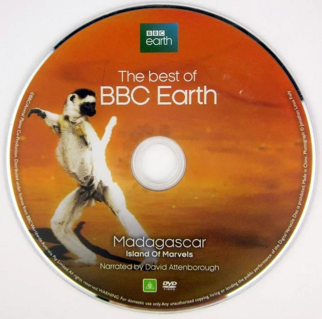 THE BEST OF BBC Earth MADAGASCAR Island of Marvels DVD Disc David ...