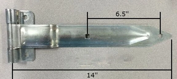 Imperial 20x27333a 14 Inch Side Door Hinge For Cargo Mate Enclosed