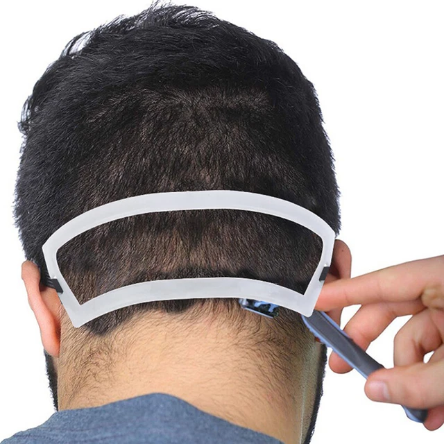 WHITE NECK HAIR Line Guide Neckline Hairline Haircuts Template Shaving ...