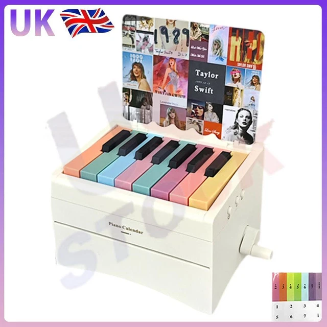 TAYLOR PIANO CALENDAR 2025 Mini Piano Calendar Playable 15 Keys for ...